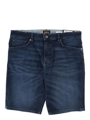 BOSS Shorts With Logo Patch - Blue