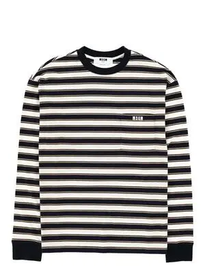 MSGM T-shirt Con Logo - Multicolour
