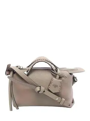 Fendi The Selleria Mini Satchel Bag - Neutrals