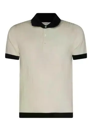 Malo Ribbed-knit Polo Shirt - Neutrals