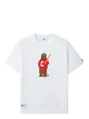 CHOCOOLATE Bear-print T-shirt - White