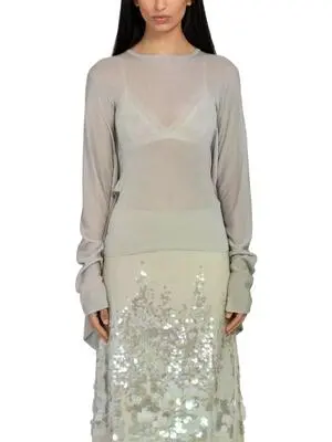 Paloma Wool Draped-panel Blouse - Grey