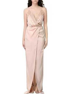 Elisabetta Franchi Bead-embellished Maxi Dress - Neutrals