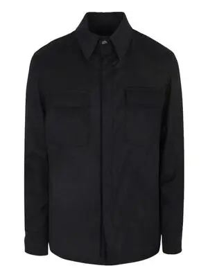 Luciano Barbera Flap-pocket Shirt Jacket - Grey