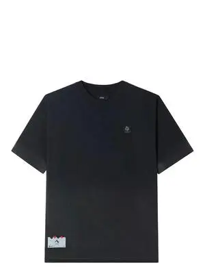 Izzue Spade-patch T-shirt - Black