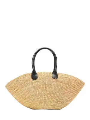 Muuñ Sophia Woven Tote Bag - Neutrals