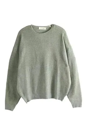 Fear Of God Signature 90's Waffle-knit Sweater - Grey