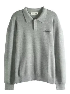 Fear Of God Signature 90's Polo Shirt - Grey