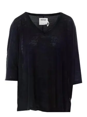 NOTSHY Emilie V-neck T-shirt - Black