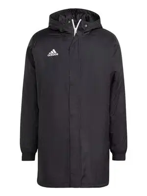 Adidas Longline Hooded Coat - Black