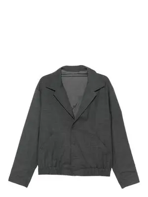 LC23 Notched-lapel Bomber Jacket - Grey
