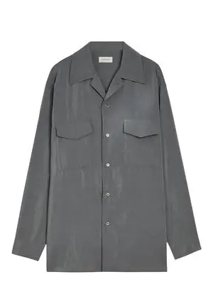 LEMAIRE Silk-blend Shirt - Grey