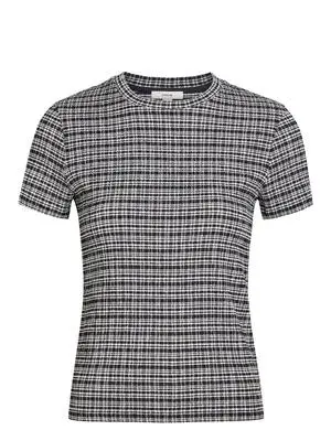 Vince Shirred T-shirt - Stripe