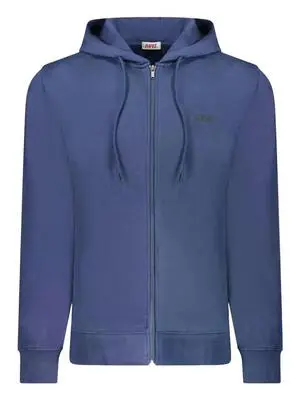 RIFLE Cotton Hooded Jacket - Blue