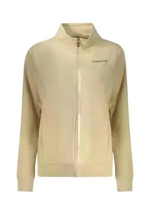 FREDDY Zip-Up Mock-Neck Sweatshirt Neutrals