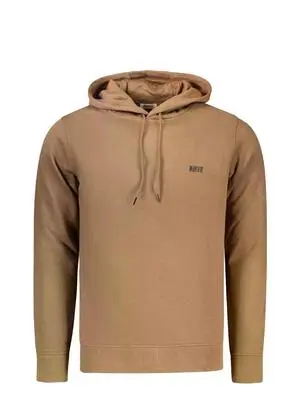 RIFLE Logo-print Drawstring Hoodie - Brown
