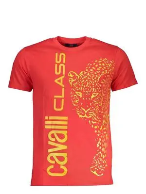Roberto Cavalli Leopard-print T-shirt - Red