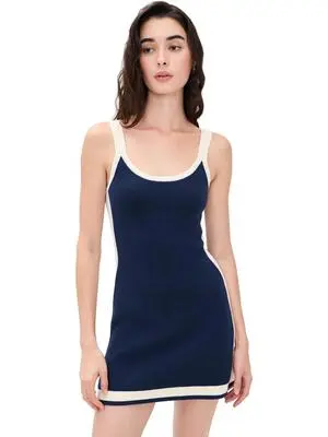 The Upside Lori Knit Mini Dress Navy