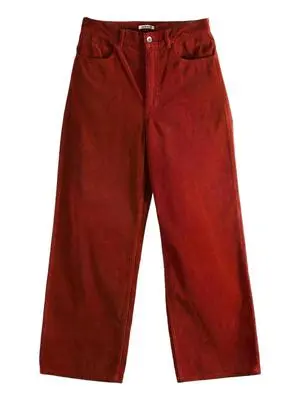 AURALEE Corduroy Straight-Leg Trousers