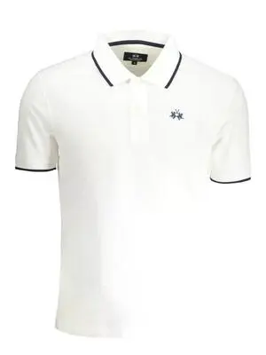 LA MARTINA Embroidered-logo Polo Shirt - White