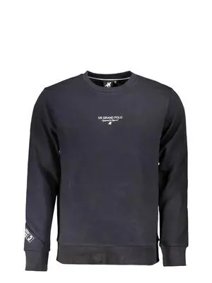 U.S. Grand Logo-embroidered Sweatshirt - Blue