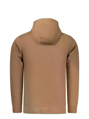 RIFLE Logo-print Drawstring Hoodie - Brown