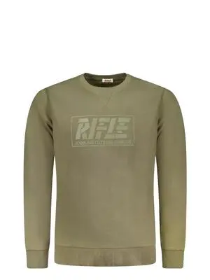 RIFLE Logo-print Crewneck Sweatshirt - Green