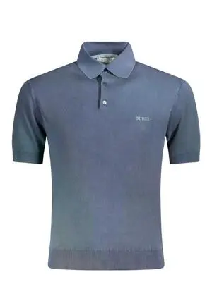 Guess Embroidered-logo Polo Shirt - Blue