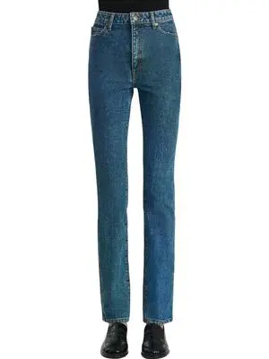 Khaite Daria Straight-leg Jeans - Blue