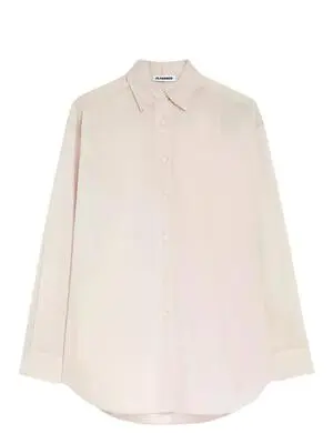 JIL SANDER Cotton Shirt - Neutrals