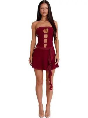 OUTCAST Nina Mini Dress - Red