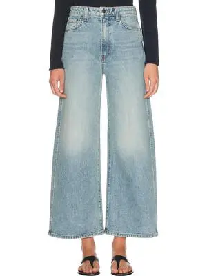 Khaite Delina Wide-Leg Jeans Bomont