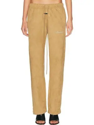 Fear Of God Signature Relaxed Suede Fleece Pant - Dune
