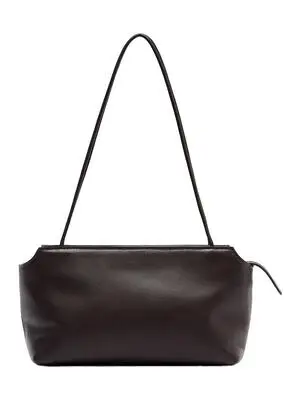 THE ROW Terrasse To-go Leather Shoulder Bag - Brown