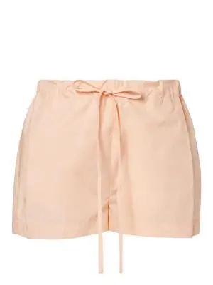 Khaite Robbie Cotton Shorts - Pink