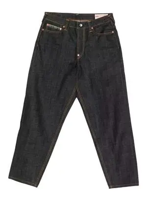 EVISU Embroidered Logo Jeans - Blue