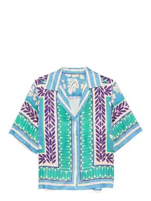 Sandro Floral Print" Shirt - Green