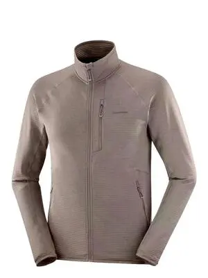 SALOMON Ribbed Raglan-sleeve Lightweight Jacket - Brown