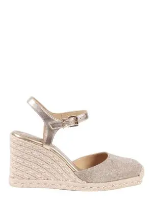 Michael Kors Tone Wedge Espadrille Sandals - Gold