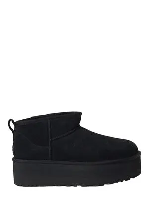 UGG Platform Ankle Boots - Black