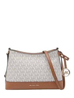 Michael Kors Michael Kors Monogram Crossbody Bag White