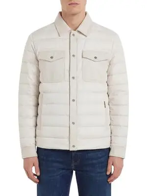 MOORER Quilted Jacket - Ecru