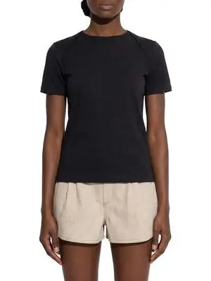 Jacquemus Organic Cotton T-shirt - Black