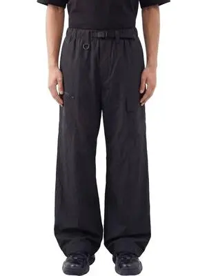 Y3 Technical Fabric Cargo Trousers - Black