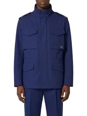 Valentino Garavani Military Jacket - Blue