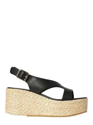 PALOMA BARCELO Heeled Platform Sandals - Black