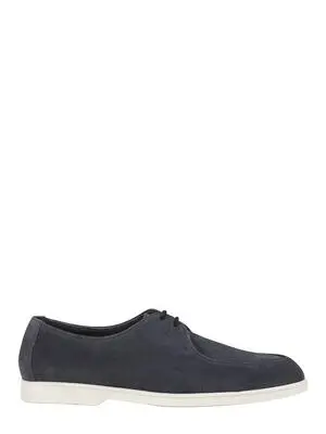 DOUCAL'S Suede Lace-up Shoes - Blue