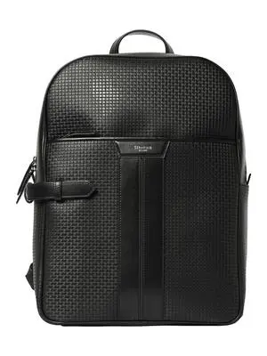 SERAPIAN Textured Leather Backpack - Black