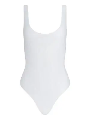 L'Agence Kalea Mesh Bodysuit - White
