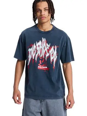 DC SHOES Dc Death Machine Heritage Short Sleeve Shirt - Black